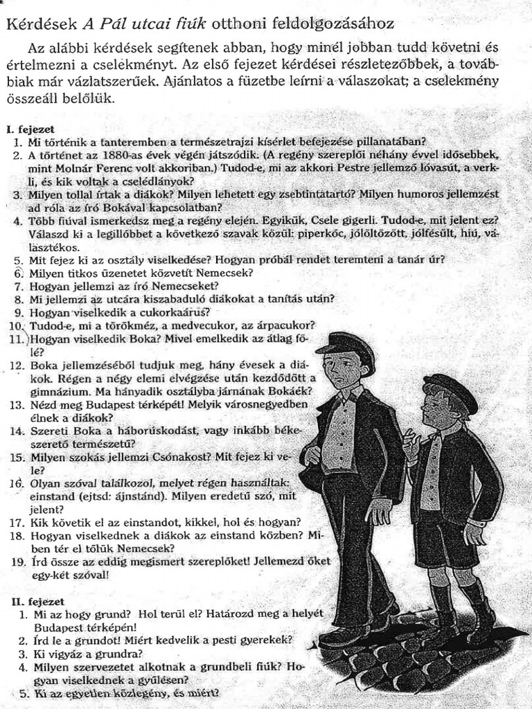 Kerdessor Pal Utcai Fiuk | PDF