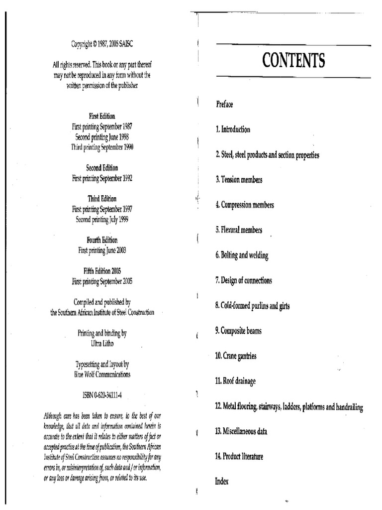 Southern African Steel Construction Handbook-Compressed | PDF
