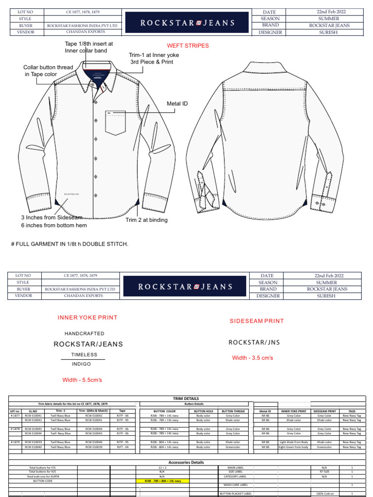 Tape 1/8th Insert at Inner Collar Band Trim-1 at Inner Yoke 3rd Piece ...