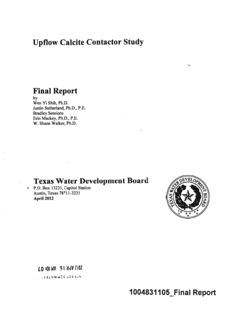 Calcite Bed Study | PDF