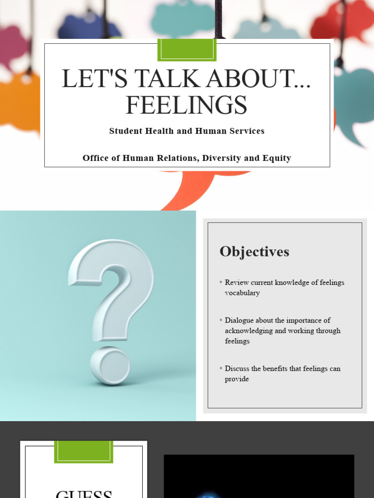 Lets Talk About Feelings | PDF