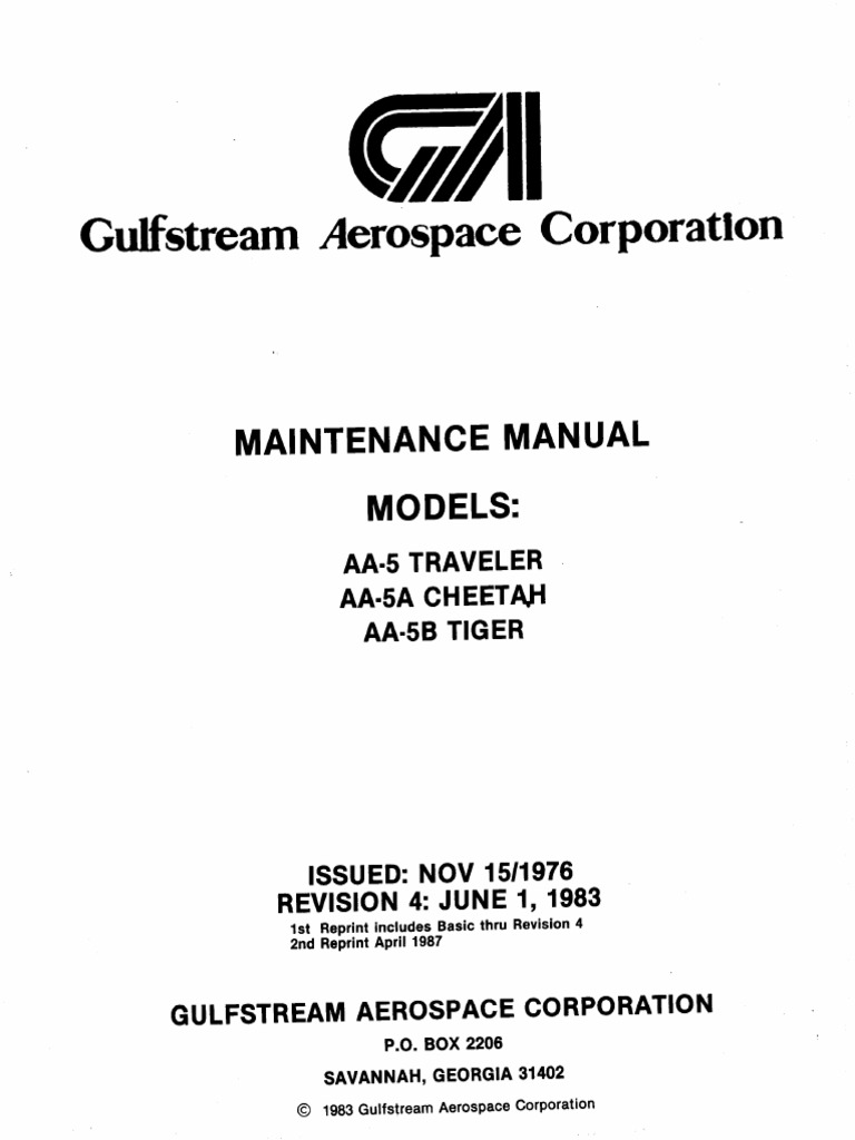 A A 5 Maintenance Manual | PDF