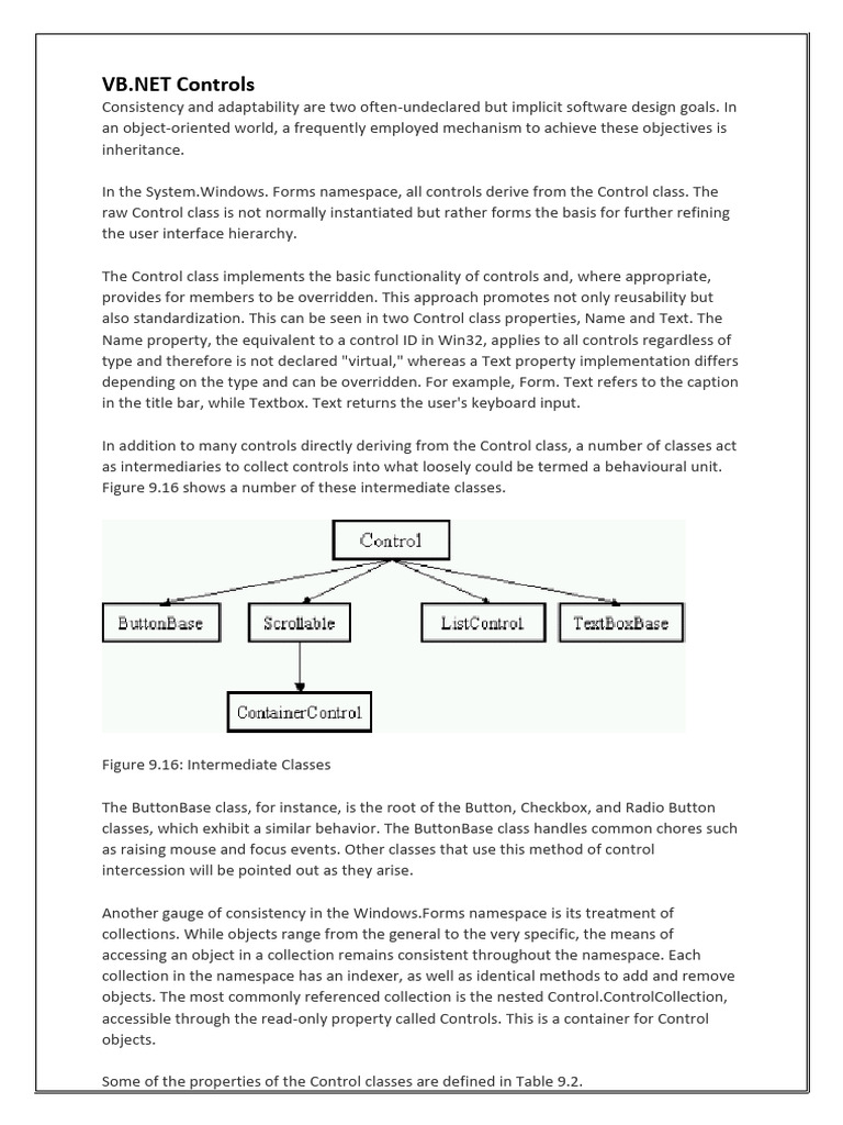Lecture 3 - VB - Net Controls, Properties, Events and Methods | PDF | Class (Computer ...