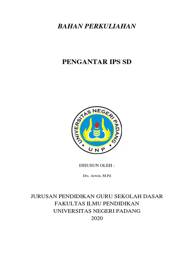 Bahan Ajar Pengantar IPS SD | PDF