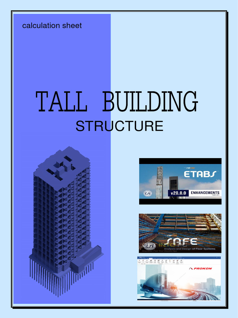 Design Calculations for Tall Building | PDF | Mechanics | Architectural ...