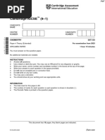 QCE Chemistry Units 3&4 Paper 1 Question and Response Booklet 2024 | PDF