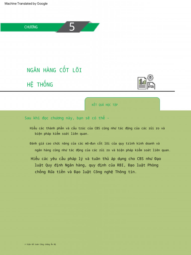 Chapter 5 Core Banking Systems | PDF