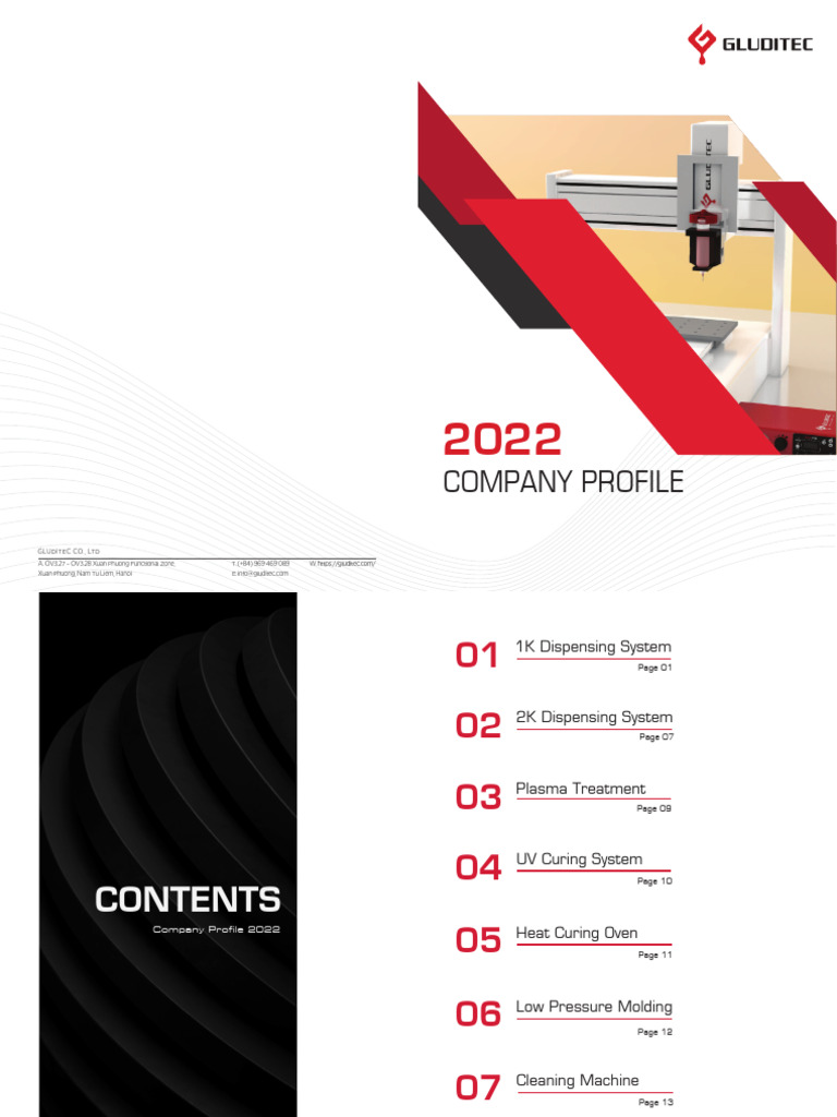 Machine Profile GLUDITEC | PDF