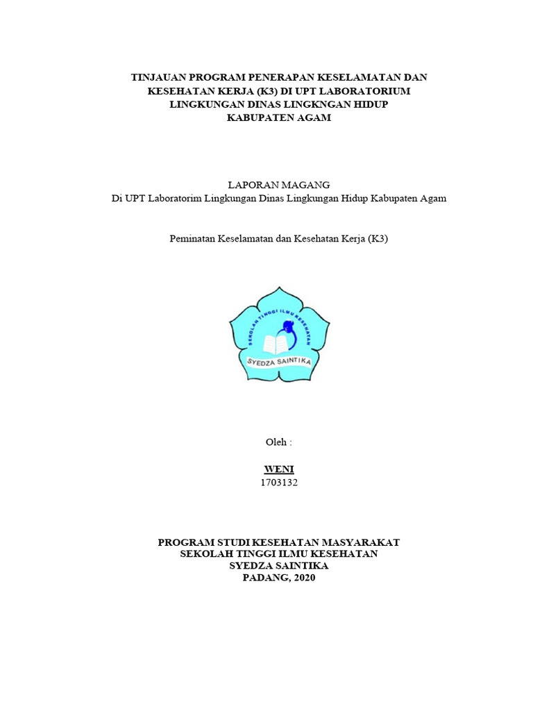 REVISI 2 dari PENGUJI-Laporan Magang Weni | PDF