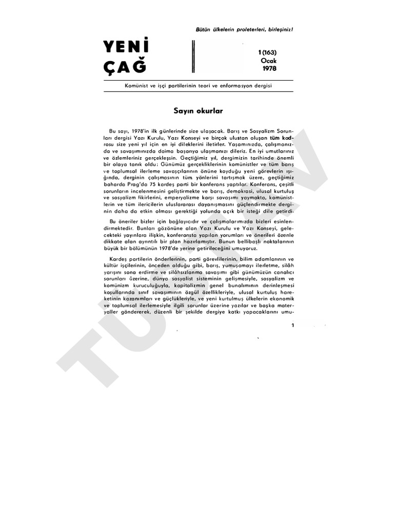 Yenicag 1977 | PDF