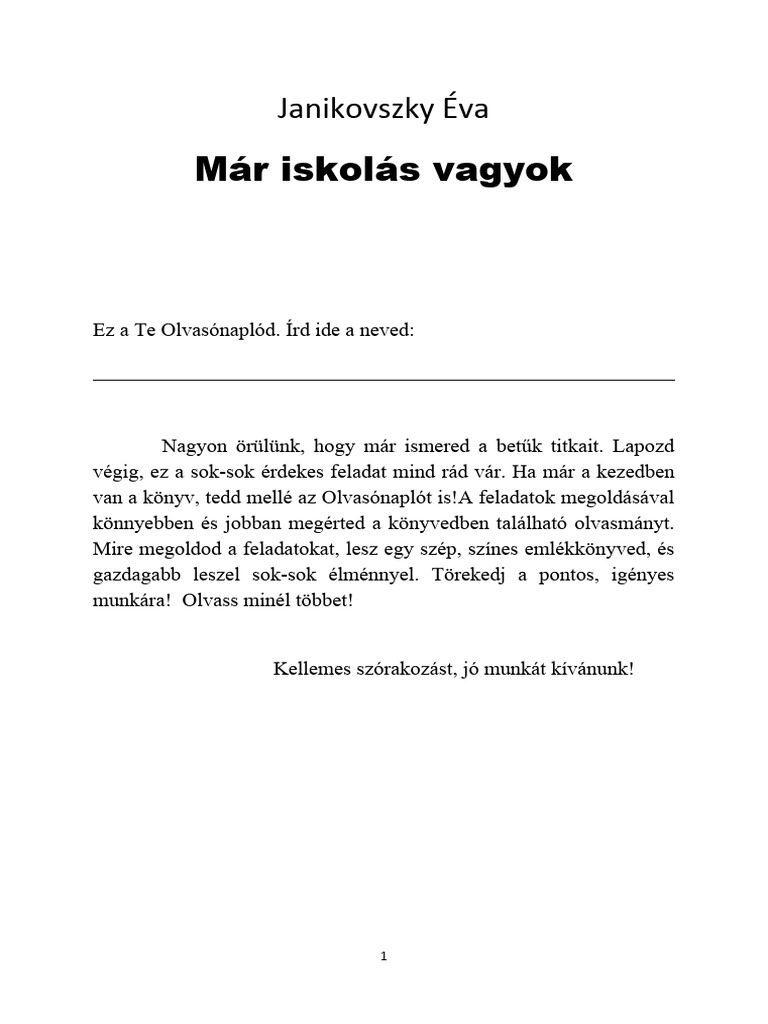 Janikovszky Éva | PDF
