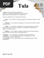 Pagsulat NG Tula | PDF