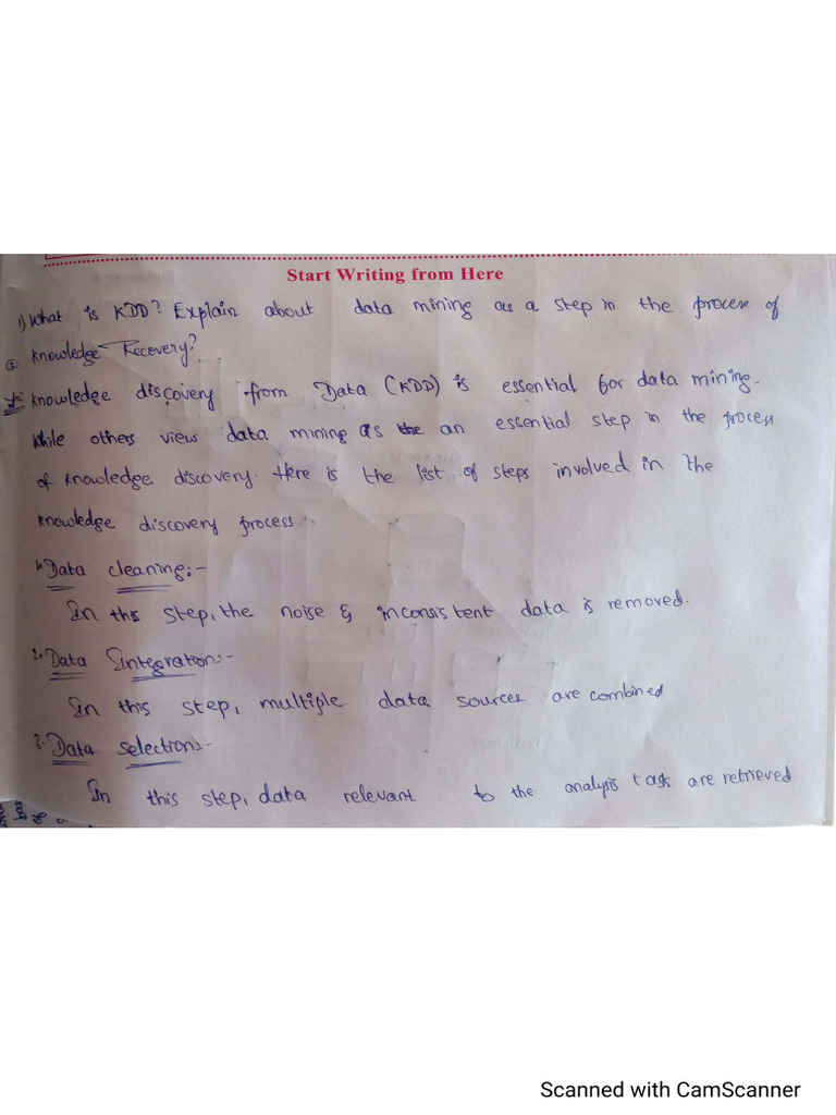 DM Assignment Mid 1 | PDF