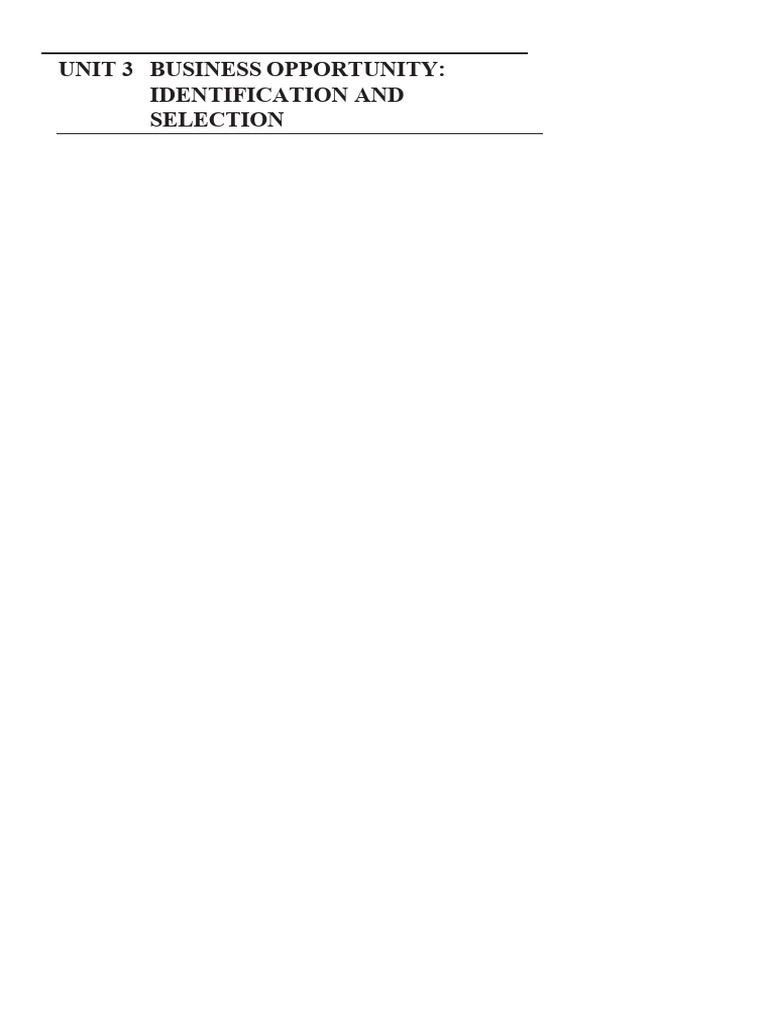 Unit-3 ENTREPRENEURSHIP DEVELOPMENT..... | PDF