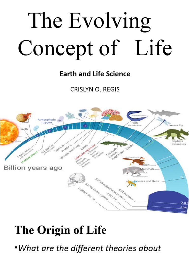 Evolving Concepts of Life on Earth | PDF | Cell (Biology) | Organisms