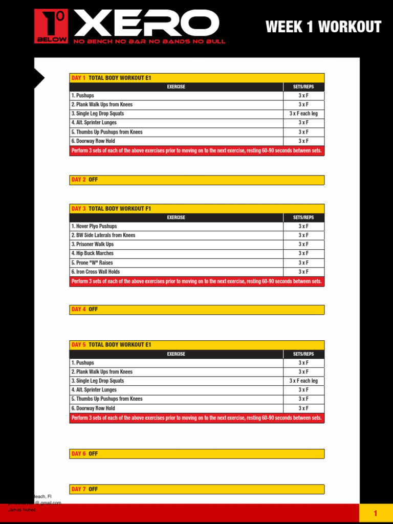 Athlean Xero full | PDF