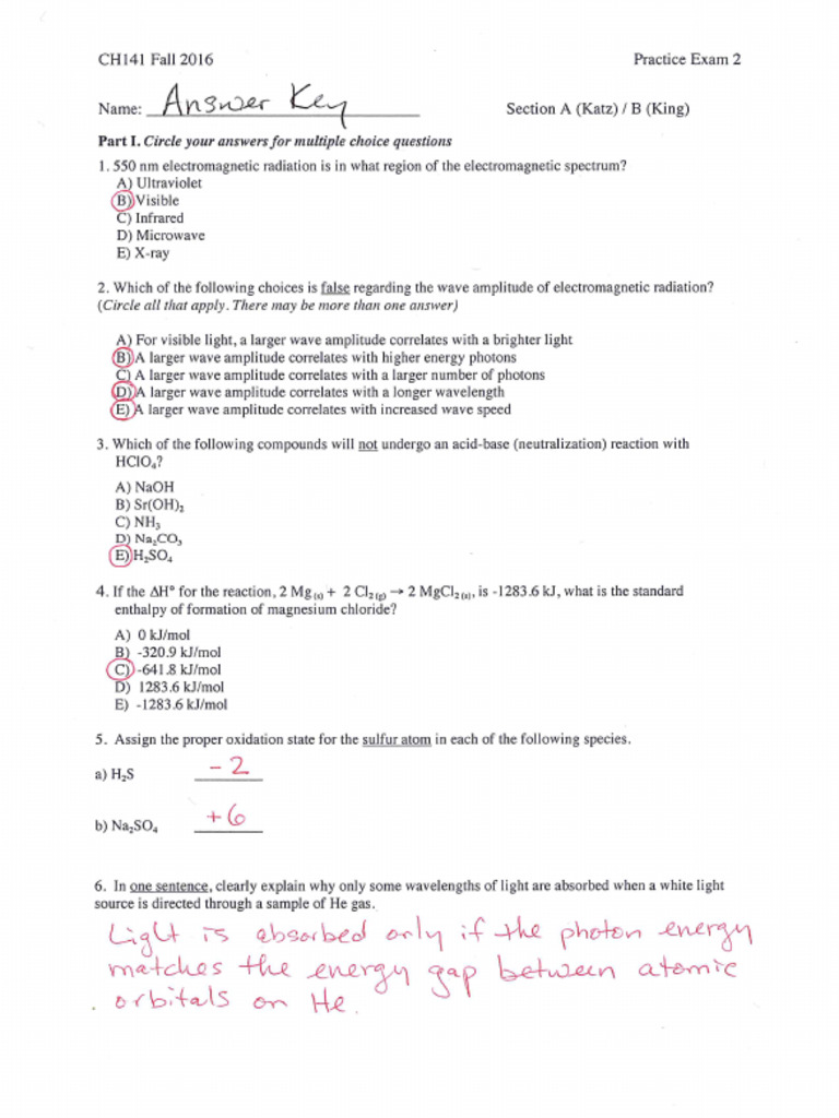 Answers To PE2 | PDF