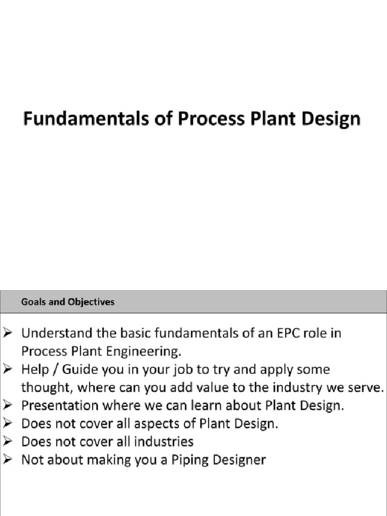 Process Plant Design | PDF