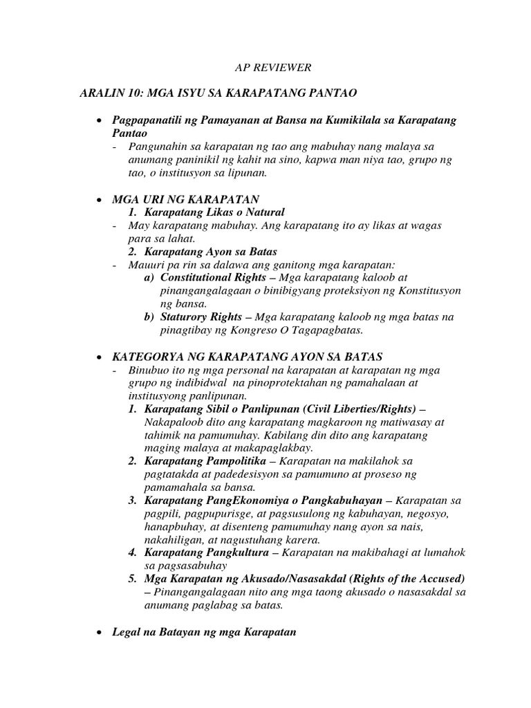 Ap Reviewer 3RD Grading | PDF