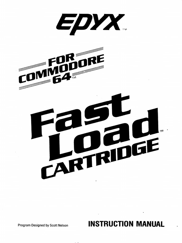 Epyx FastLoad Manual | PDF