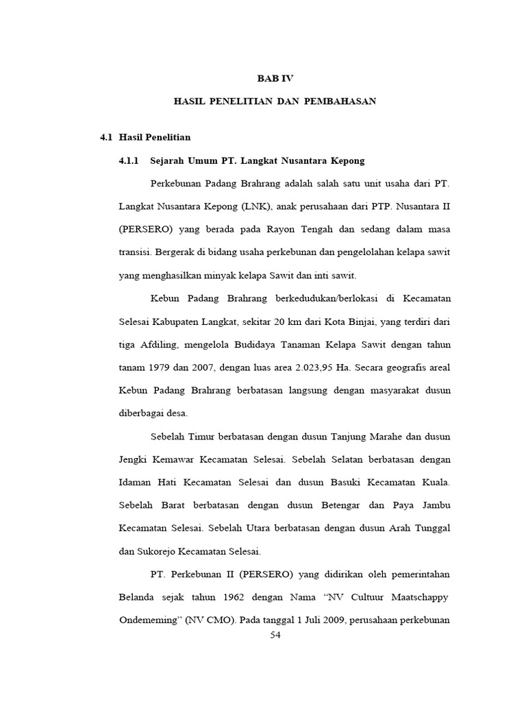 Struktur PT LNK | PDF