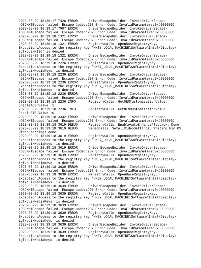 GCC Core Log 2023-08-29 | PDF