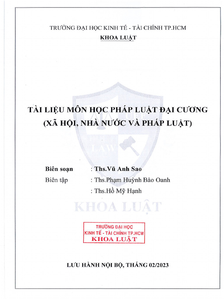 Tai Lieu PLDC Luu Hanh Noi Bo Gui Cac Lop | PDF