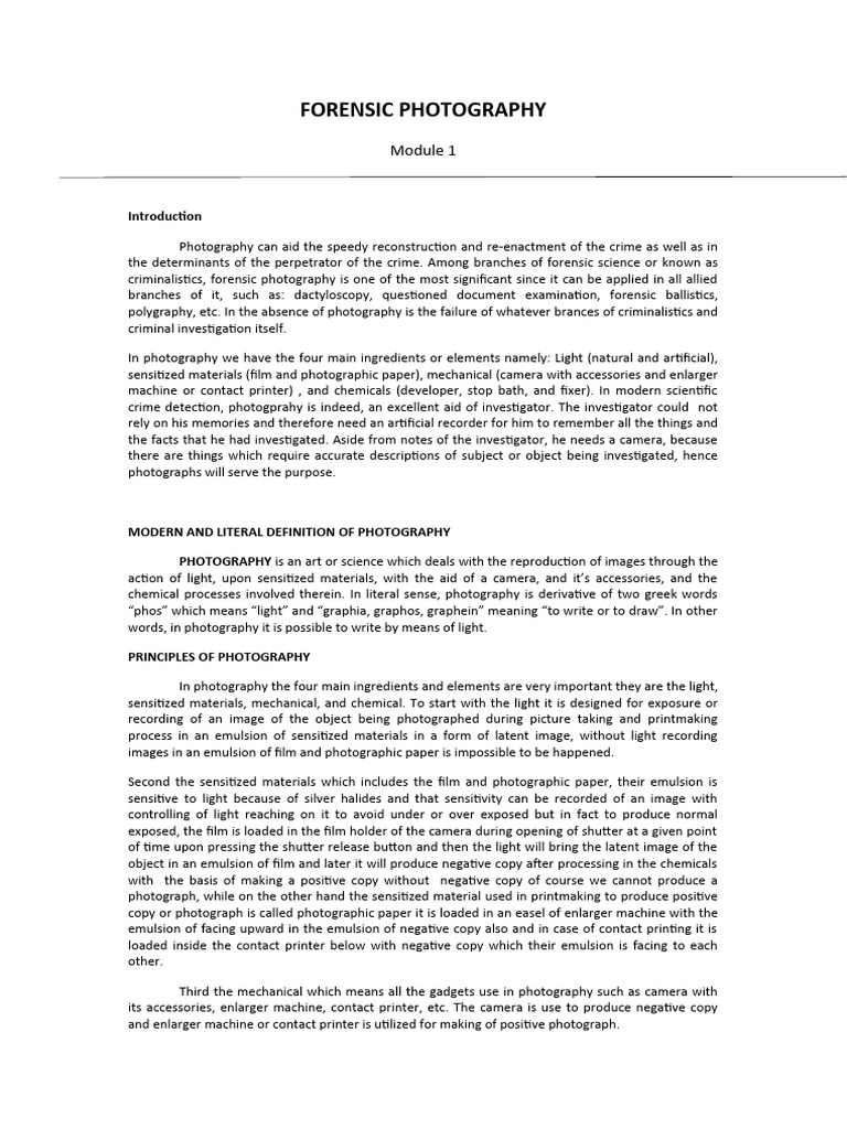 FRC Module | PDF | Exposure (Photography) | Color