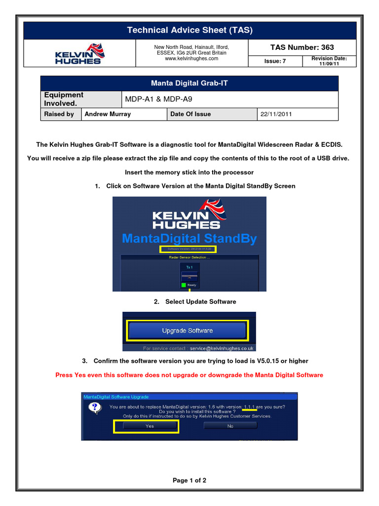 Tas 363 Manta Digital Grab-It | PDF