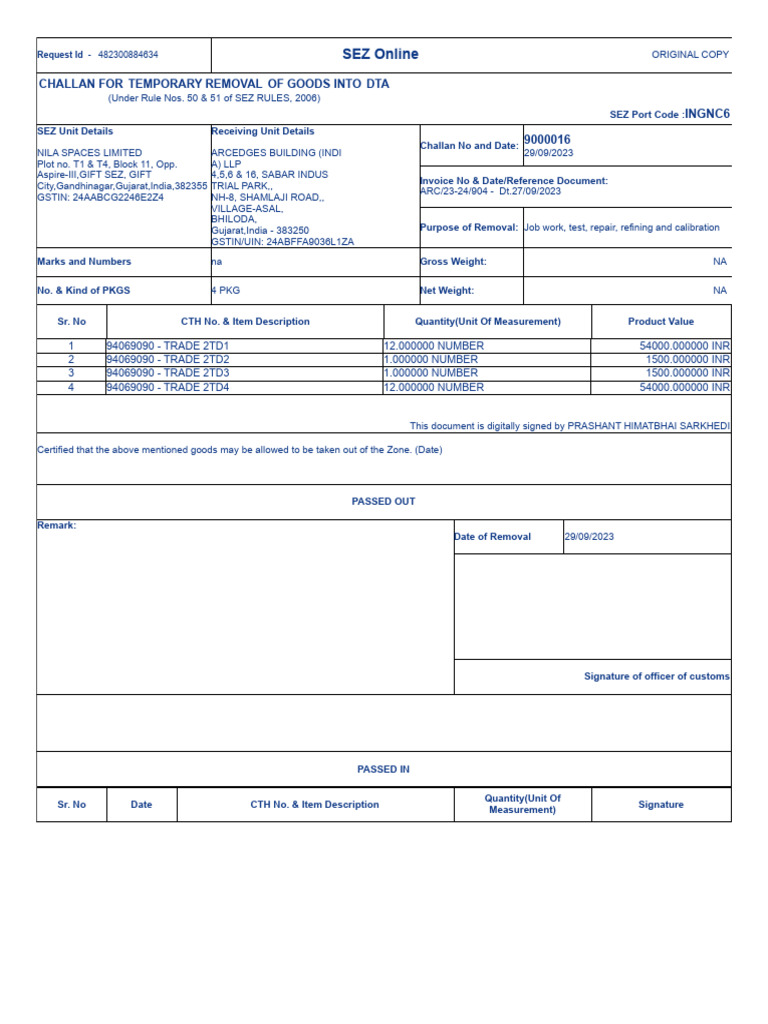 Temporary Removal Print | PDF