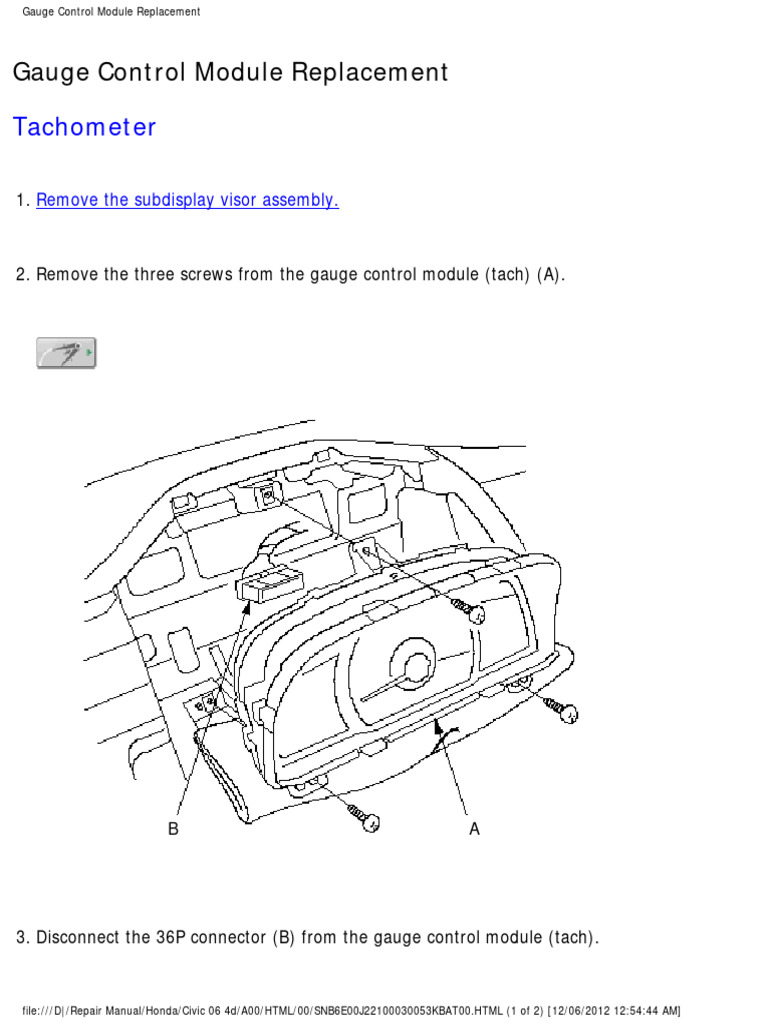 Gauge Control Module Replacement | PDF Gauge Control Module Replacement | PDF