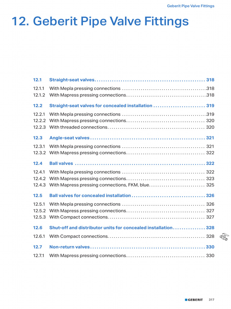 12_Geberit Pipe Valve Fitting | PDF