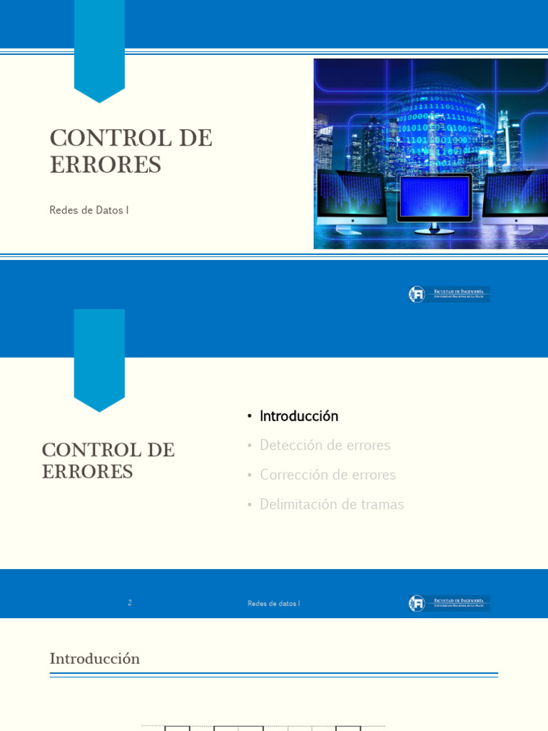 6-Control de errores | PDF | Detección y corrección de errores ...
