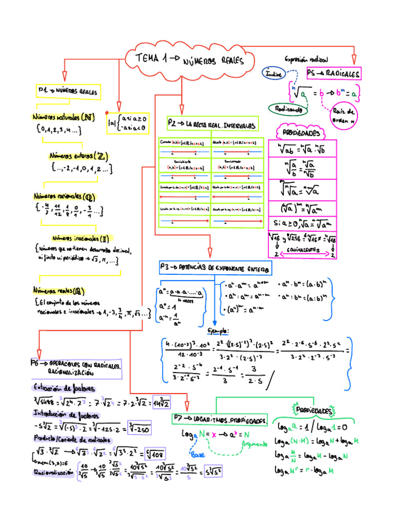 Organizador Gráfico Matemáticas | PDF