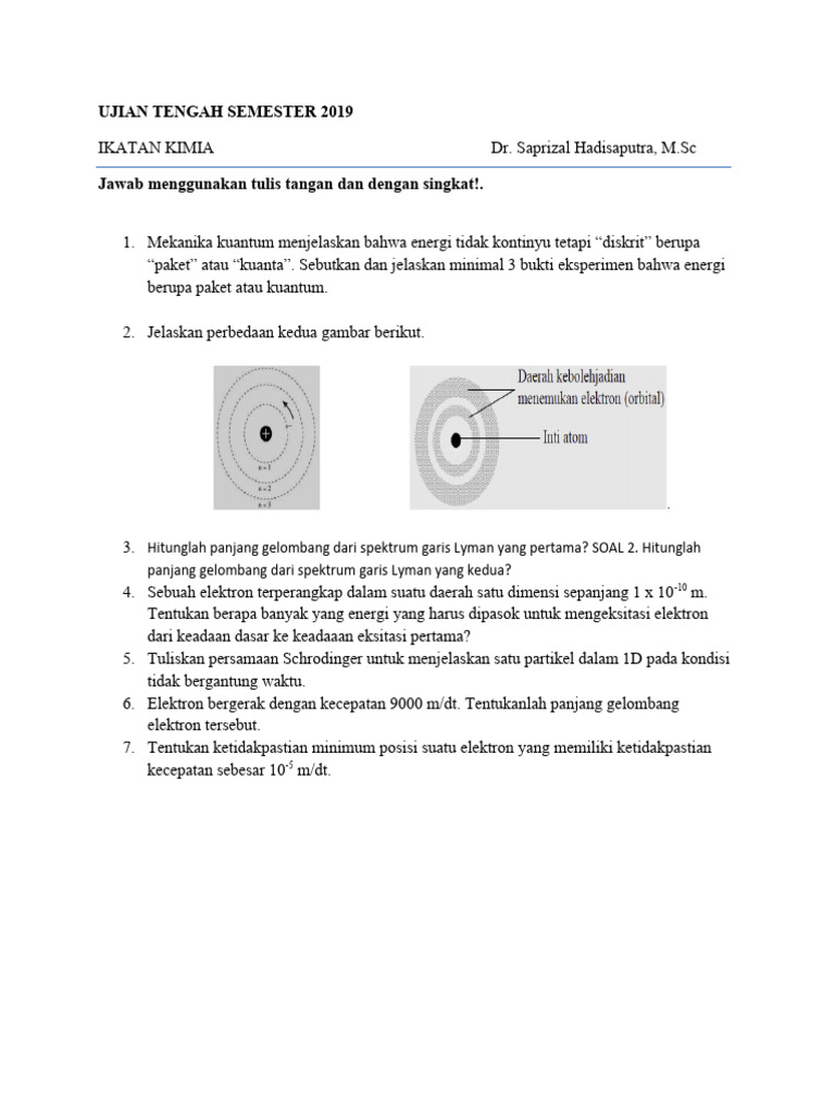 Kuis Ikatan Kimia 2022 | PDF