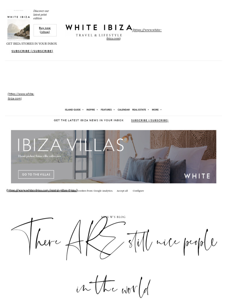 There ARE Still Nice People in The World - White Ibiza | PDF