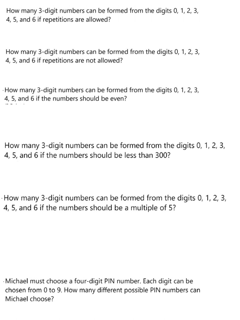Lesson 9 Permutations and Combinations | PDF