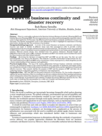 Business Impact Analysis (BIA) Template - V1.1 | PDF | Risk | Disaster ...