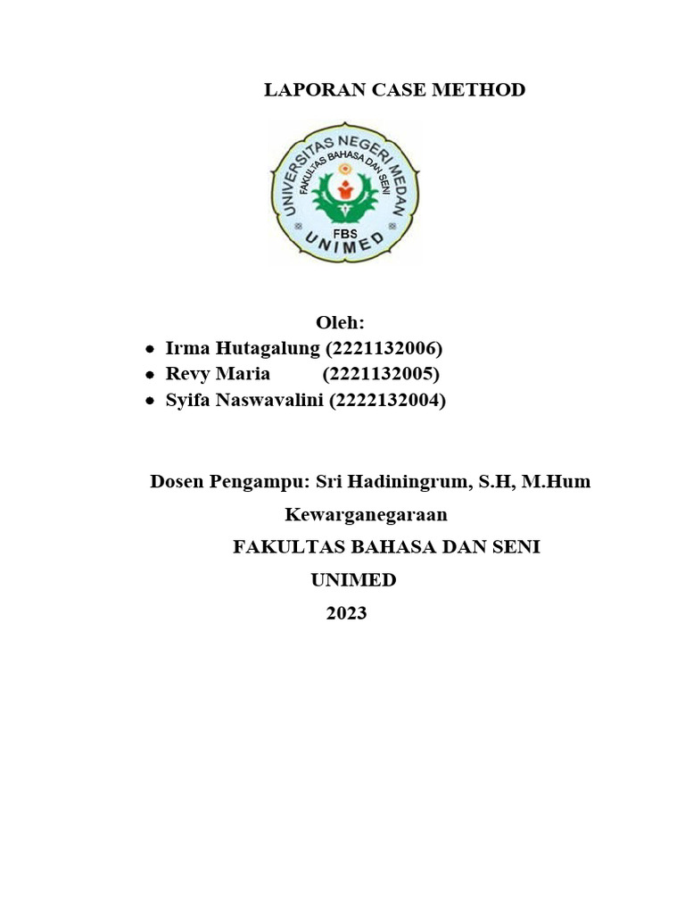 Case Method Kel 5 | PDF