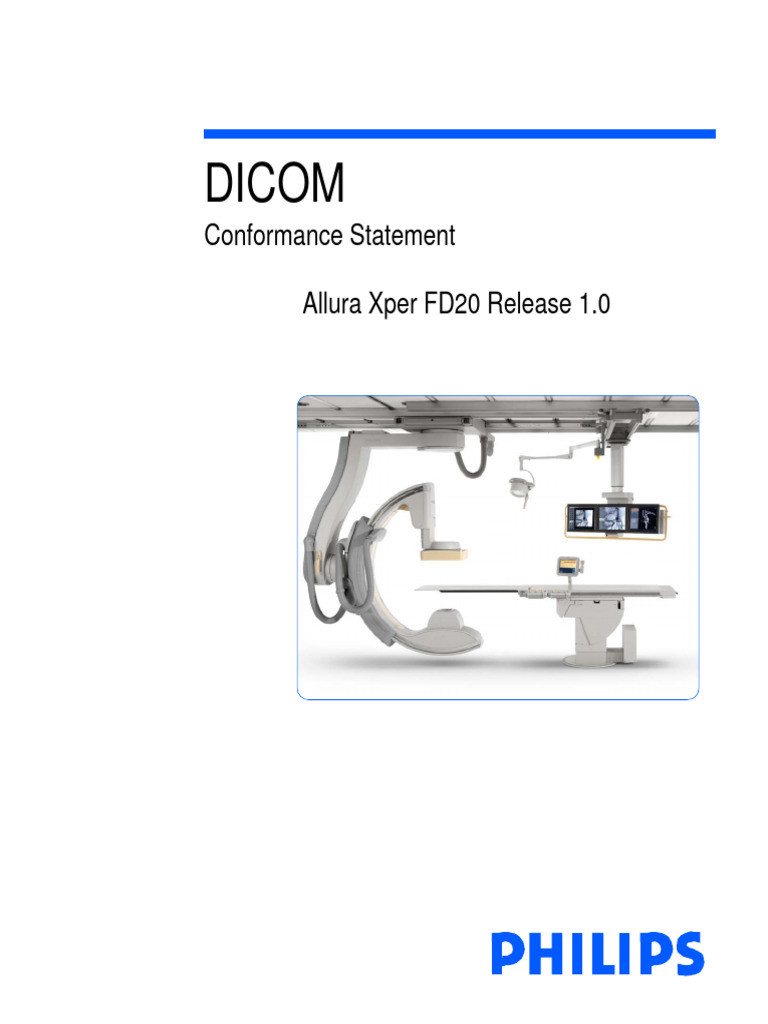 Dicom: Conformance Statement Allura Xper FD20 Release 1.0 | PDF