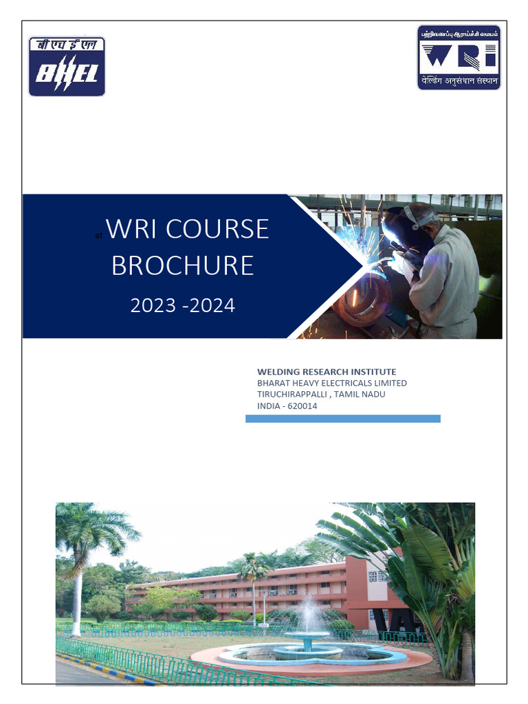 WRI Course Brochure | PDF