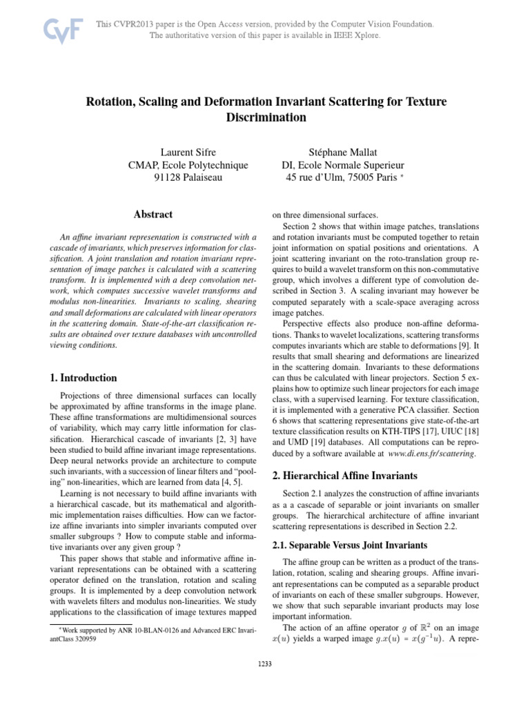 Texture Discrimination Wavelets Pdf