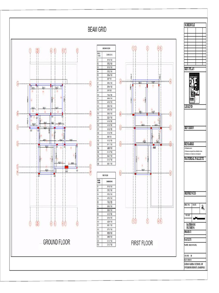 Bathroom Plumbing and Layout Plan | PDF