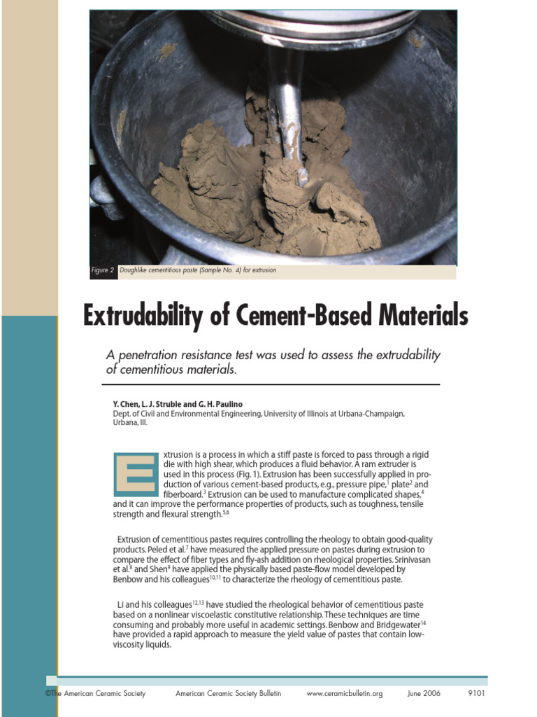 Chen | PDF | Extrusion | Rheology