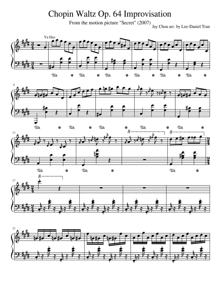 Chopin - Waltz Improvisation | PDF