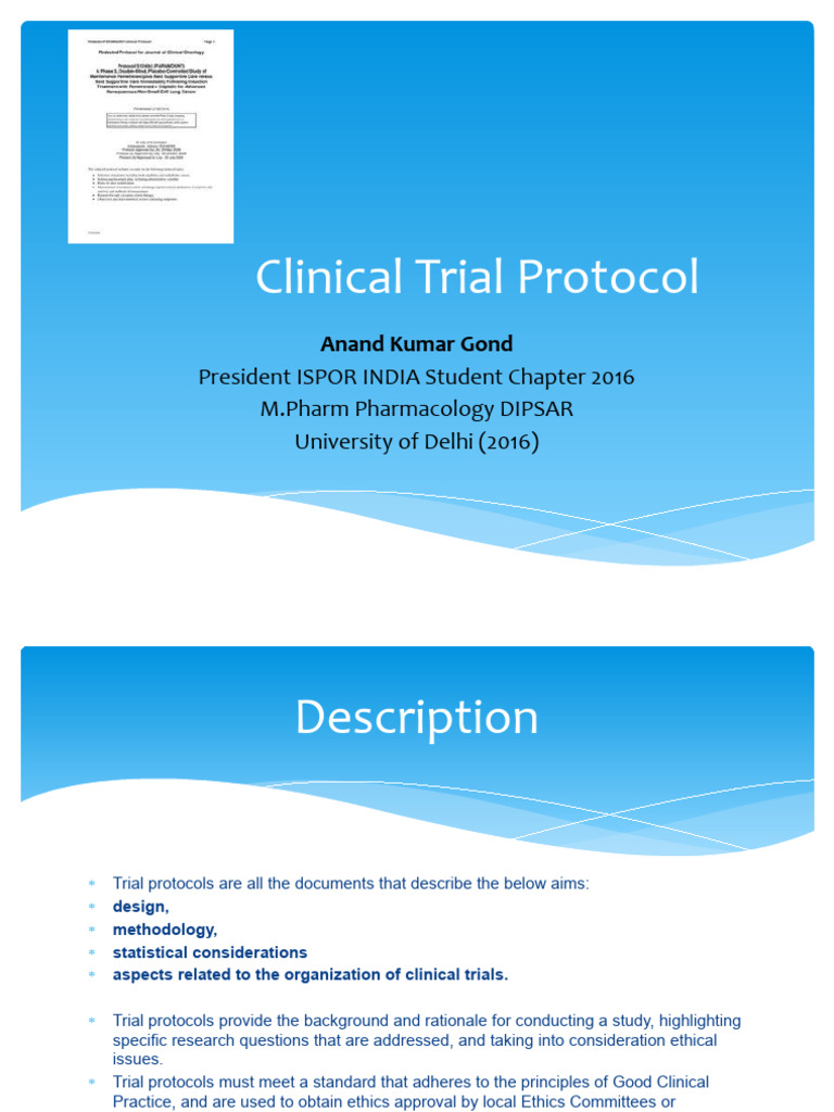 Clinical Trial Protocol Overview | PDF