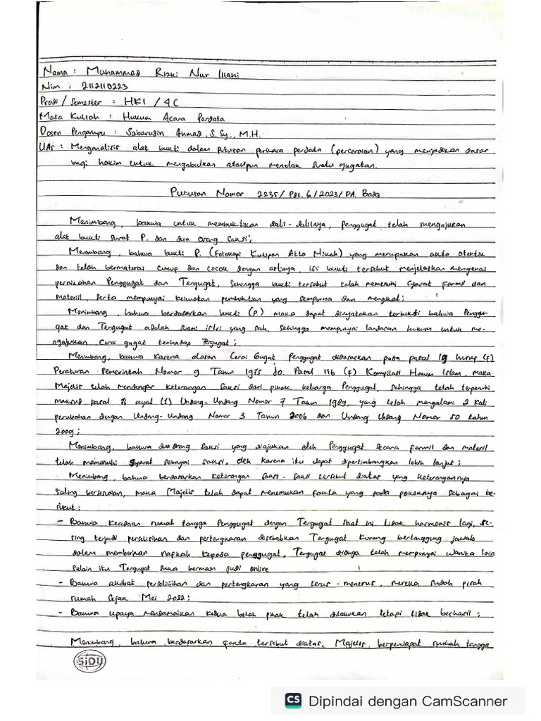 Muhammad Rizki Nur Illahi - 2112110223 - UAS | PDF