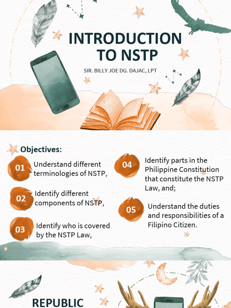 Lesson 1 - NSTP-01 | PDF
