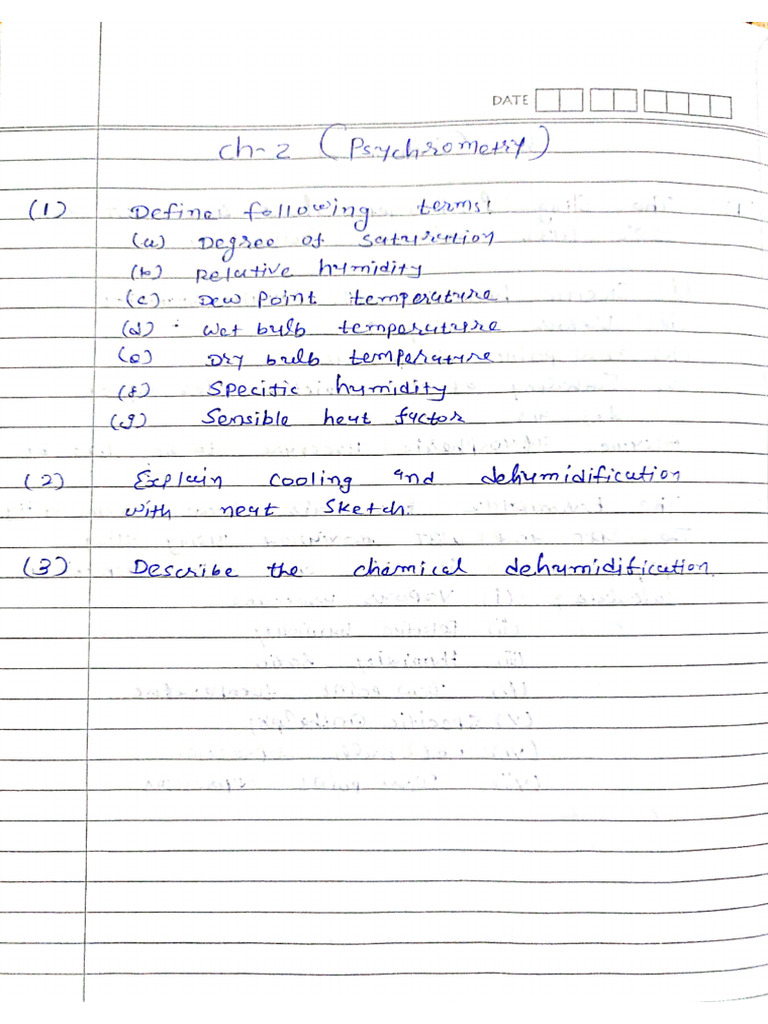 Applied Thermodynamics GTU Imp Que ch2 | PDF