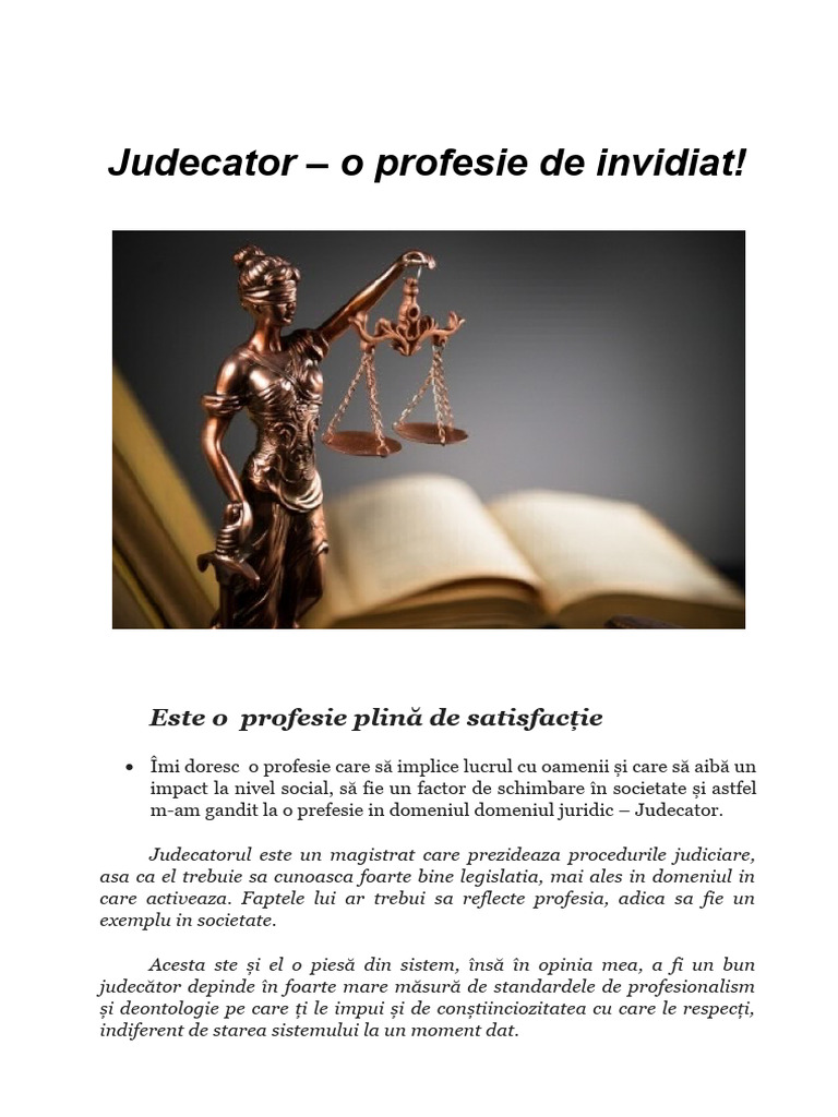 Judecator | PDF